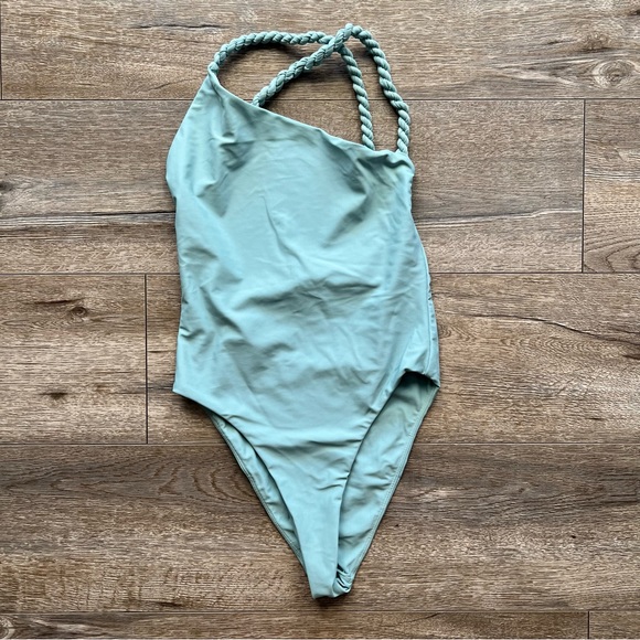 Tularosa | Swim | Tularosa X Revolve Sage Green One Piece Swimsuit ...